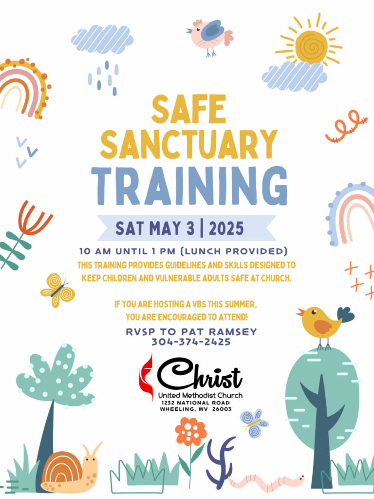 Safe Sanctuary Training – Christ United Methodist Church